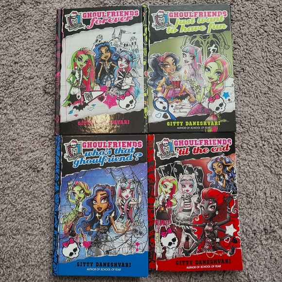 monster high | Other | Monster High Ghoulfriends Book Set | Poshmark